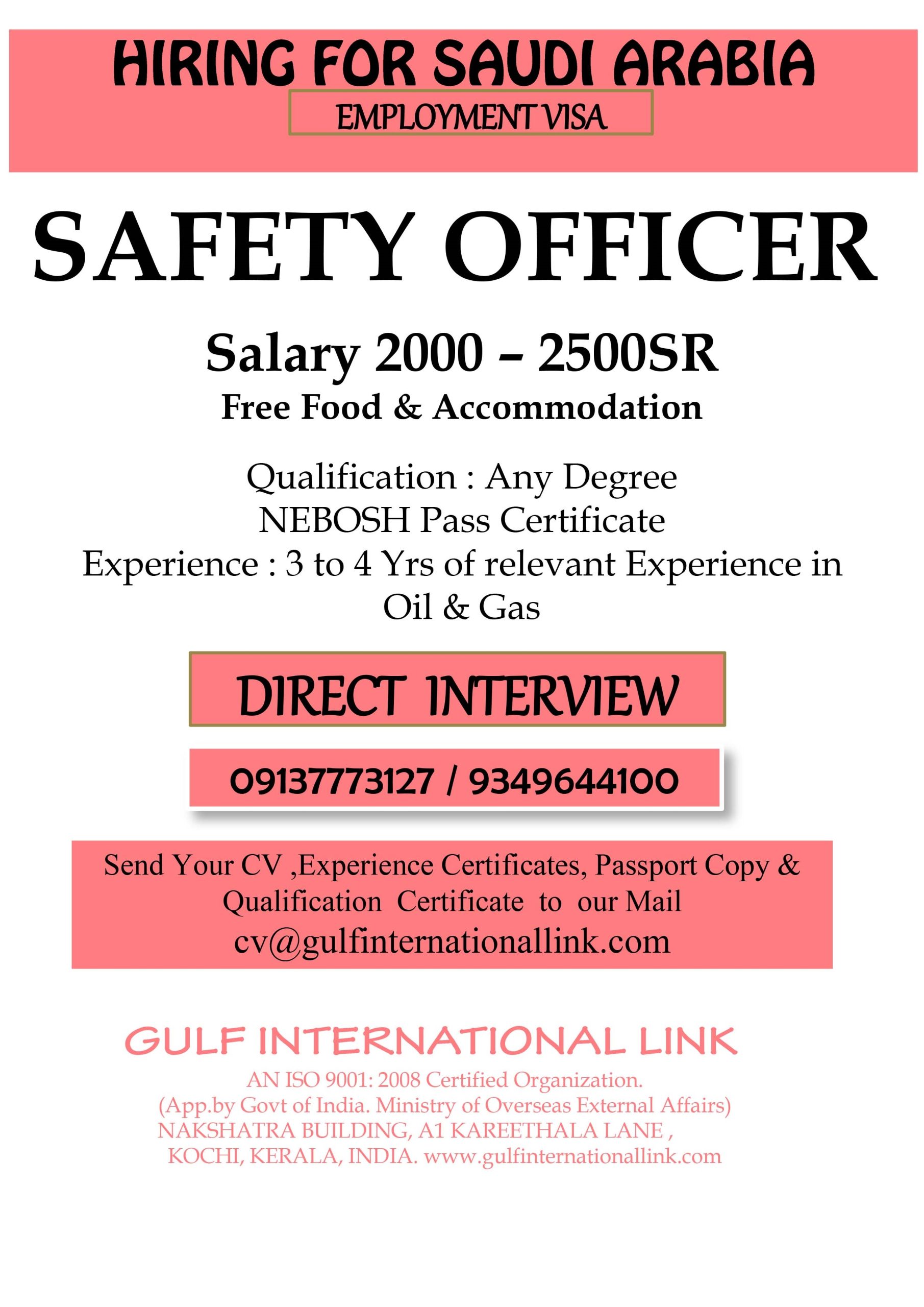 CURRENT VACANCIES – gulfinternationallink